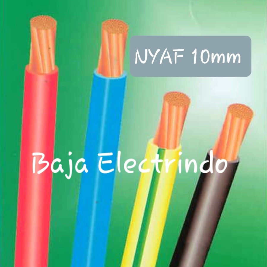 Jual Kabel Serabut NYAF 10mm METAL / JEMBO @50m NYAF 1 x 10 mm 50 Meter ...