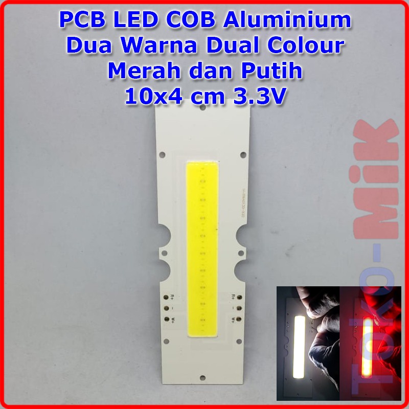 Jual LED HPL COB Putih Merah Dua 2 Warna Dual Colour PCB Alumunium ...