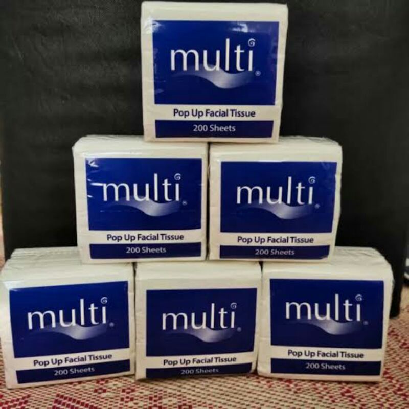 Jual TISSU MULTI POP UP TISSUE FACIAL 200 SHEETS 2PLY TISU DAPUR ...