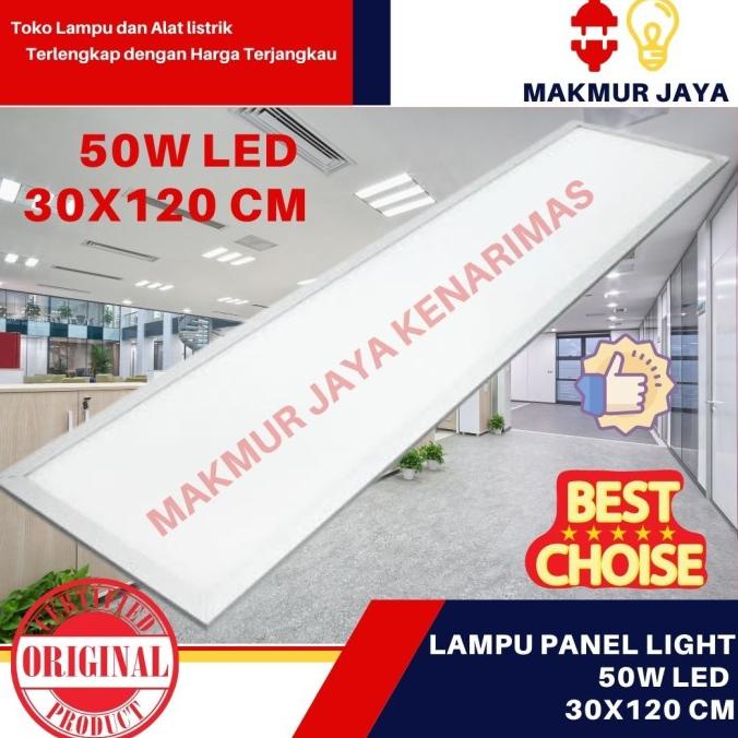 Jual LAMPU DOWNLIGHT LED PANEL 50 W WATT 30X120CM 60X120CM/ RM LED 50W WATT | Shopee Indonesia