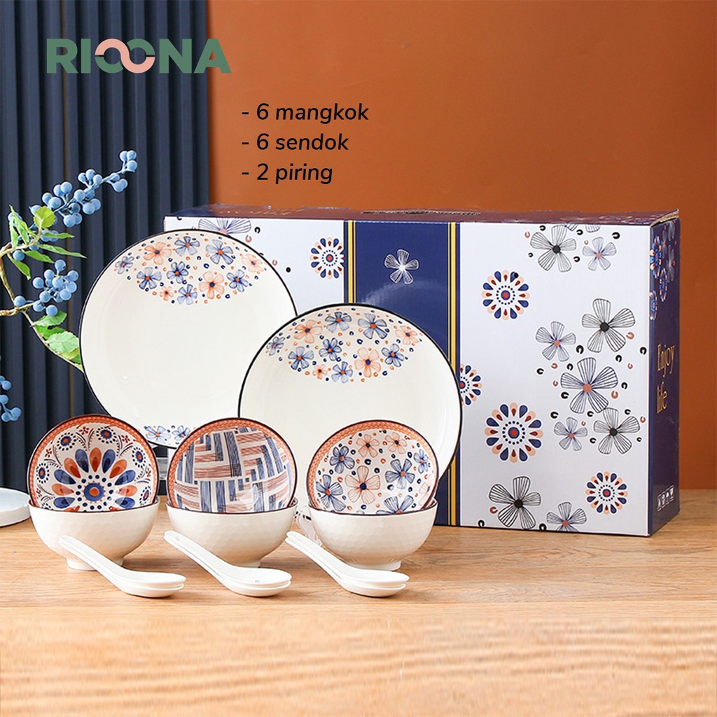 Jual Mangkok Keramik Hampers Lebaran Kado Mangkok Keramik Set Mangkok ...