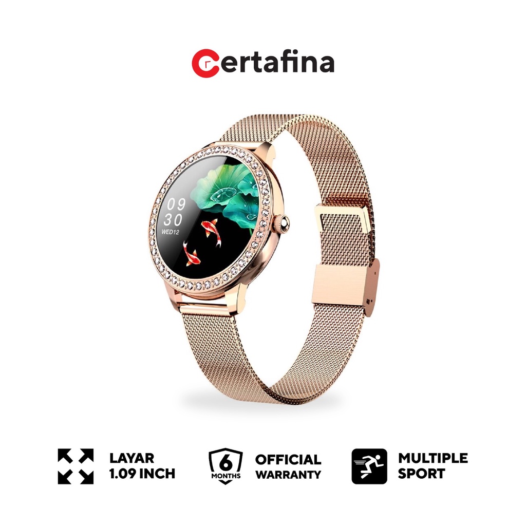 Jual Certafina SN91 Screen 1.09 Inch + Woman Smartwatch | Shopee Indonesia