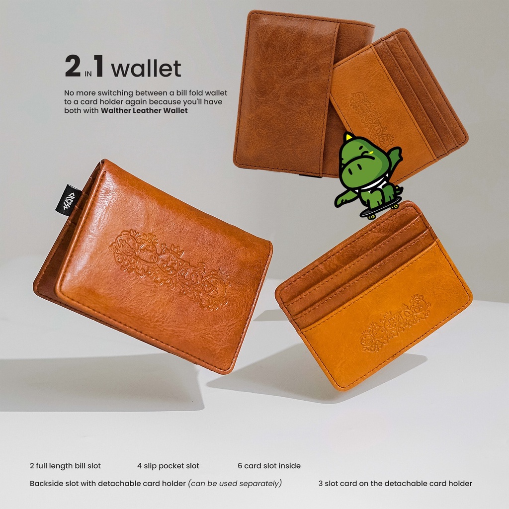 Jual CRSL Walther Wallet | Extra Card Holder | Dompet Lipat Kartu Kulit ...