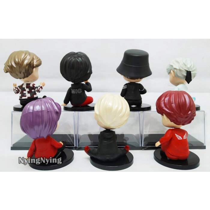 Jual Must Have!! Action Figure/Pajangan/Mainan Bts Tinytan Duduk 1Set Isi 7 Jumbo Terbaru ...