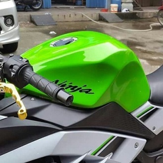 Jual kondom tangki ninja 250 fi model zx Cover tangki ninja 250fi model ...
