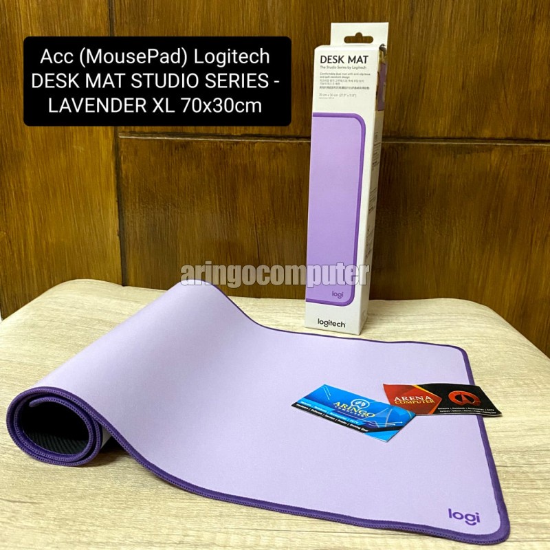 Jual Acc (MousePad) Logitech DESK MAT STUDIO SERIES - LAVENDER XL ...