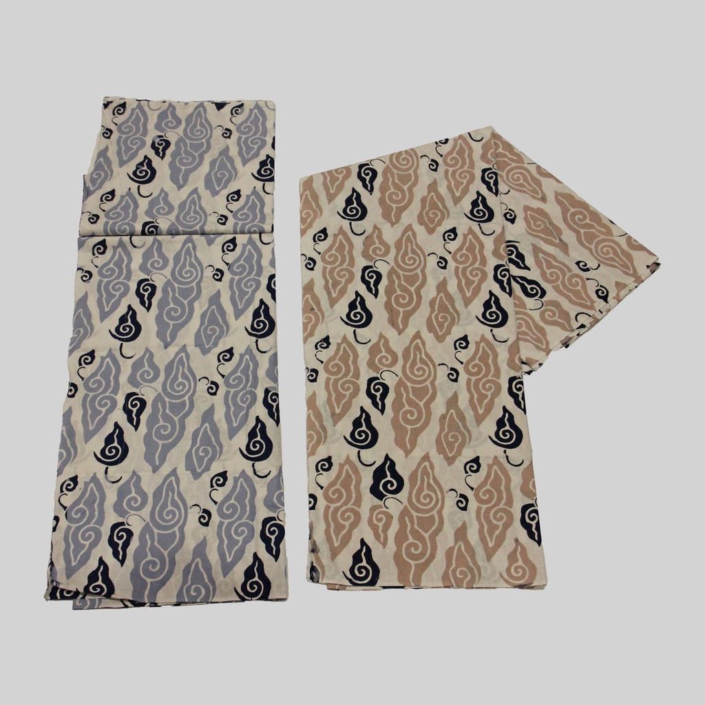 Jual BATIK SALMA Kain Batik Cap Cetak Katun Mega Mendung Panjang 2 ...
