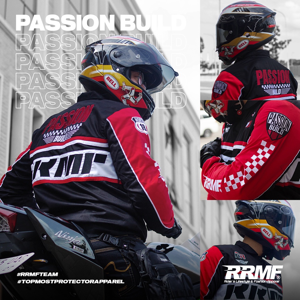 Jual RRMF Official Jacket Bomber Passion Build Red New collection 2023 ...