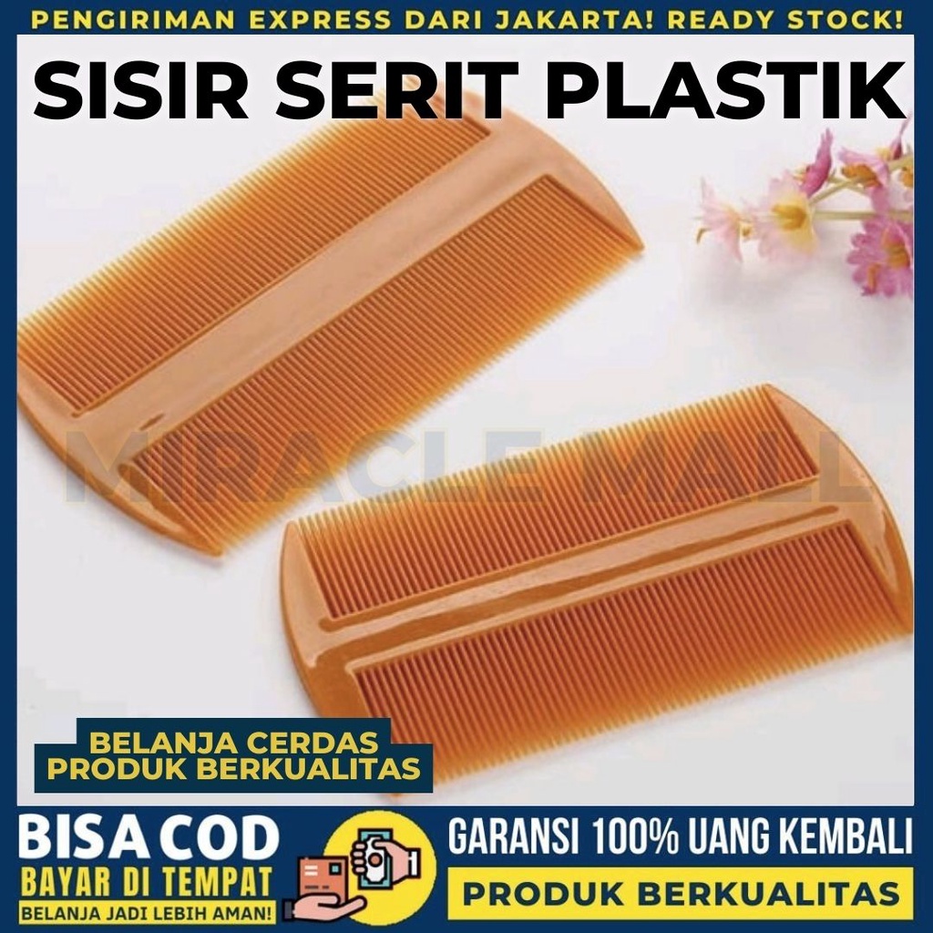 Jual Sisir serit Kutu Plastik Kerep Rambut Ketombe Premium | Shopee ...