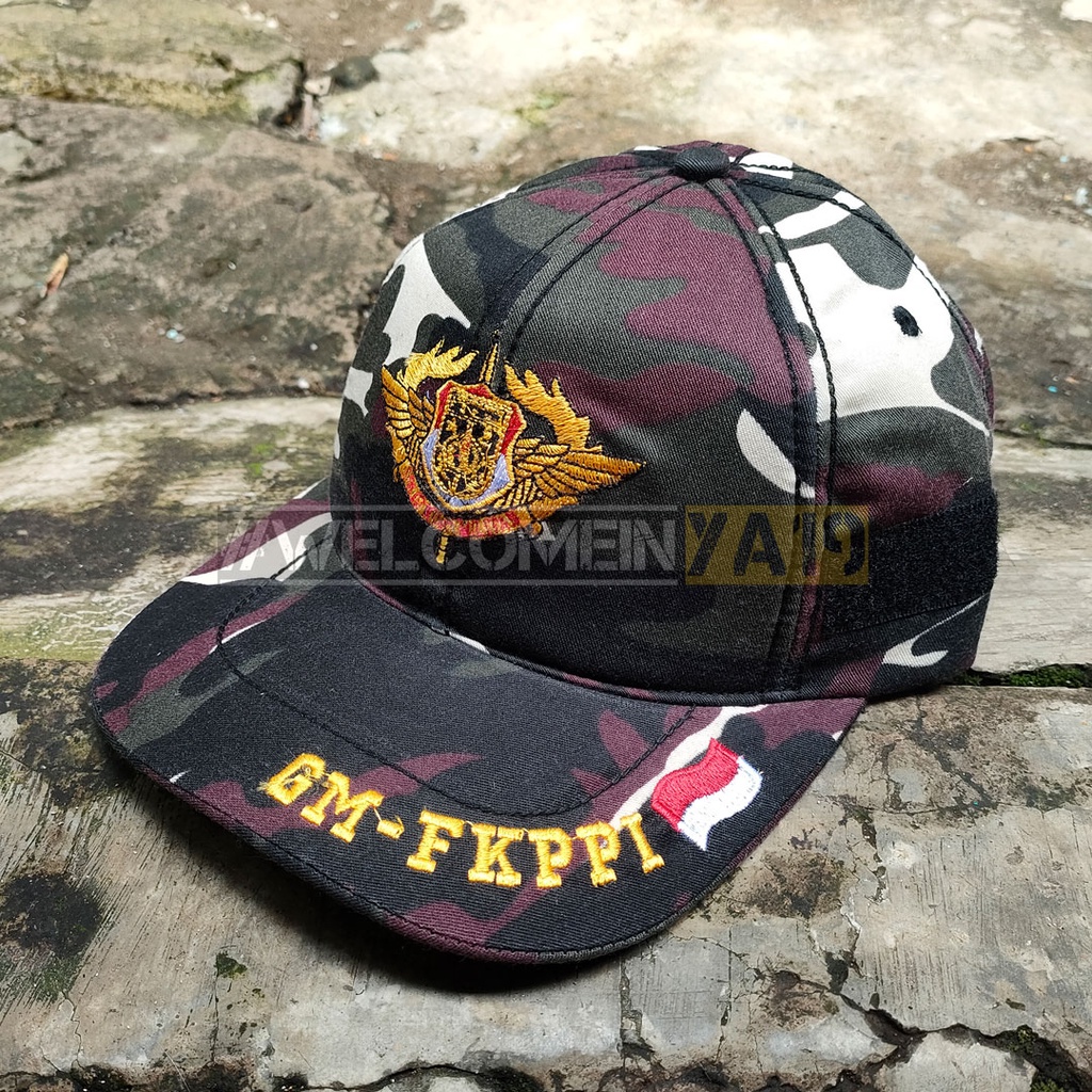 Jual Topi Loreng GENERASI MUDA FKPPI Logo Wings Tulisan Kecil | Shopee ...