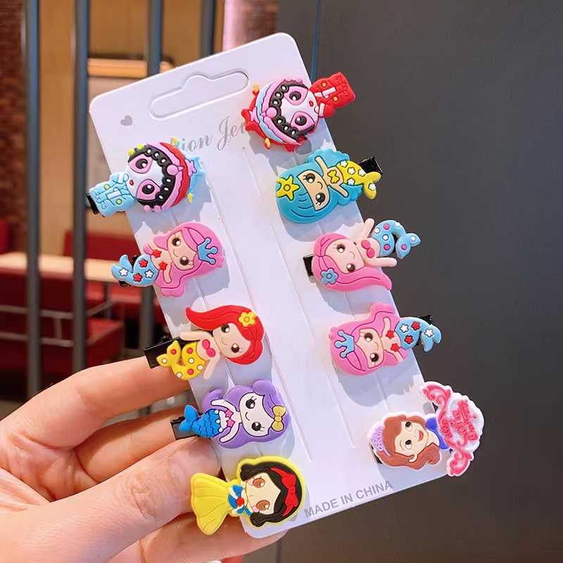 Jual 10PCS Set Jepit Rambut Anak Set Termurah -Jepitan Rambut Anak ...
