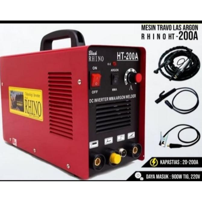 Jual Mesin Las Rhino / Inverter Rhino Tig 200 Trafo Las Argon Tig200A 200 A | Shopee Indonesia