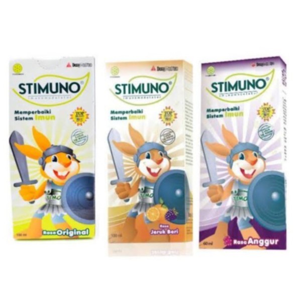 Jual Stimuno Sirup 100 ML - Grape - Orange Berry - Original | Shopee ...