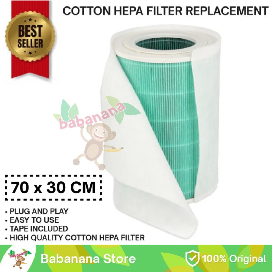 Jual Electrostatic Cotton Antidust Filter HEPA Penyaring Udara Air ...
