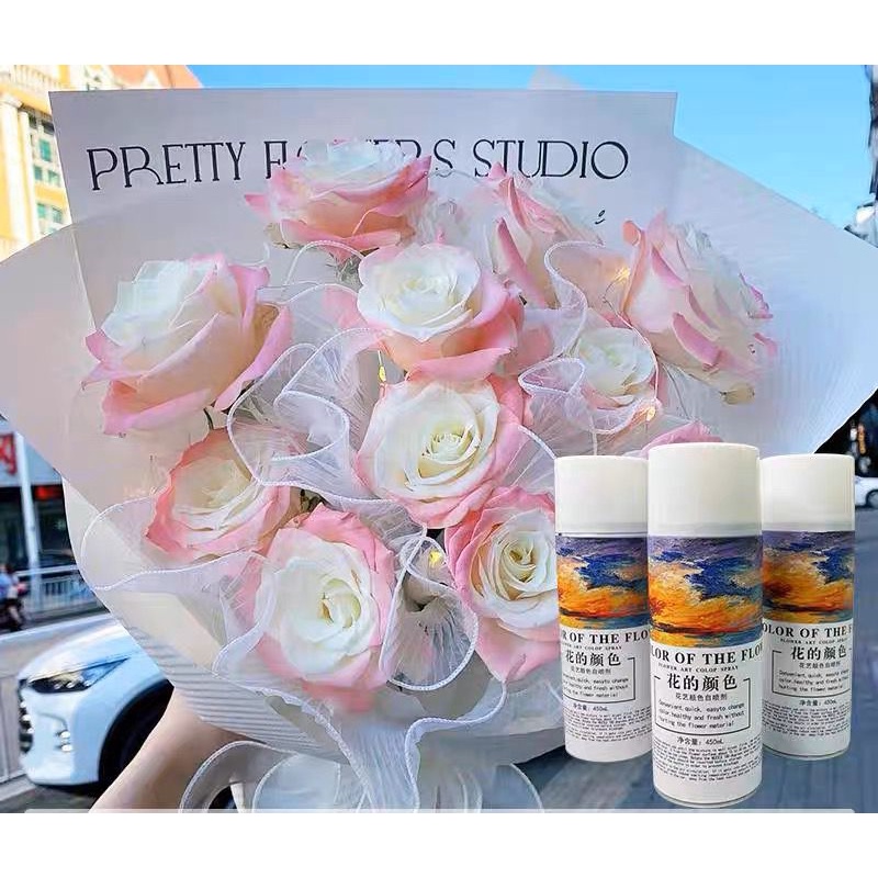 Jual FLORAL COLOR SPRAY CEPAT KERING / SEMPROTAN BUNGA CAT BUNGA PILOX ...