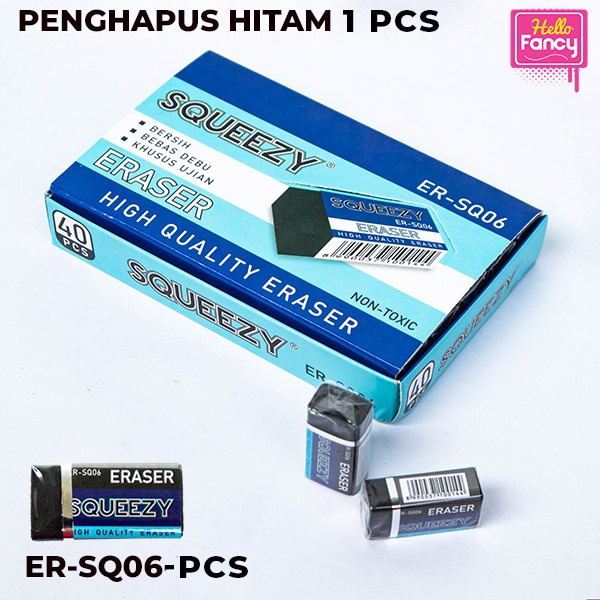 Jual Penghapus / Eraser Hitam dan Putih 1 Pcs ER-SQ06 ER-SQ07 | Shopee Indonesia