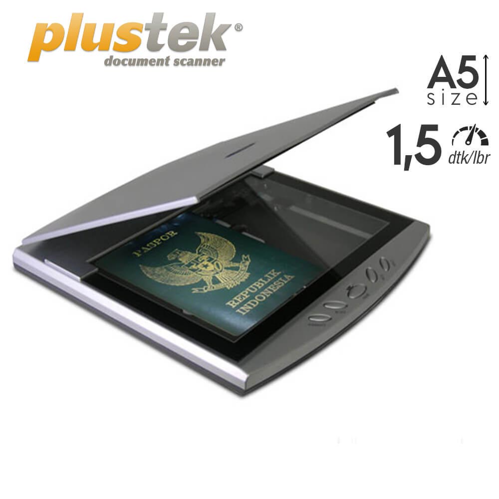Jual SCANNER PLUSTEK OPTICSLIM 550 PLUS (A5 - 1,5 detik) (FLATBED ...