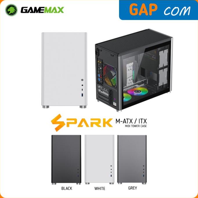 Jual Casing/Case Komputer/Pc Gamemax Spark Dual Tempered Glass (M-Atx/Itx) | Shopee Indonesia