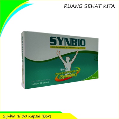 Jual SYNBIO SUPLEMEN PROBIOTIK DAN PENCERNAAN PERBOX ISI 30 KAPSUL ...