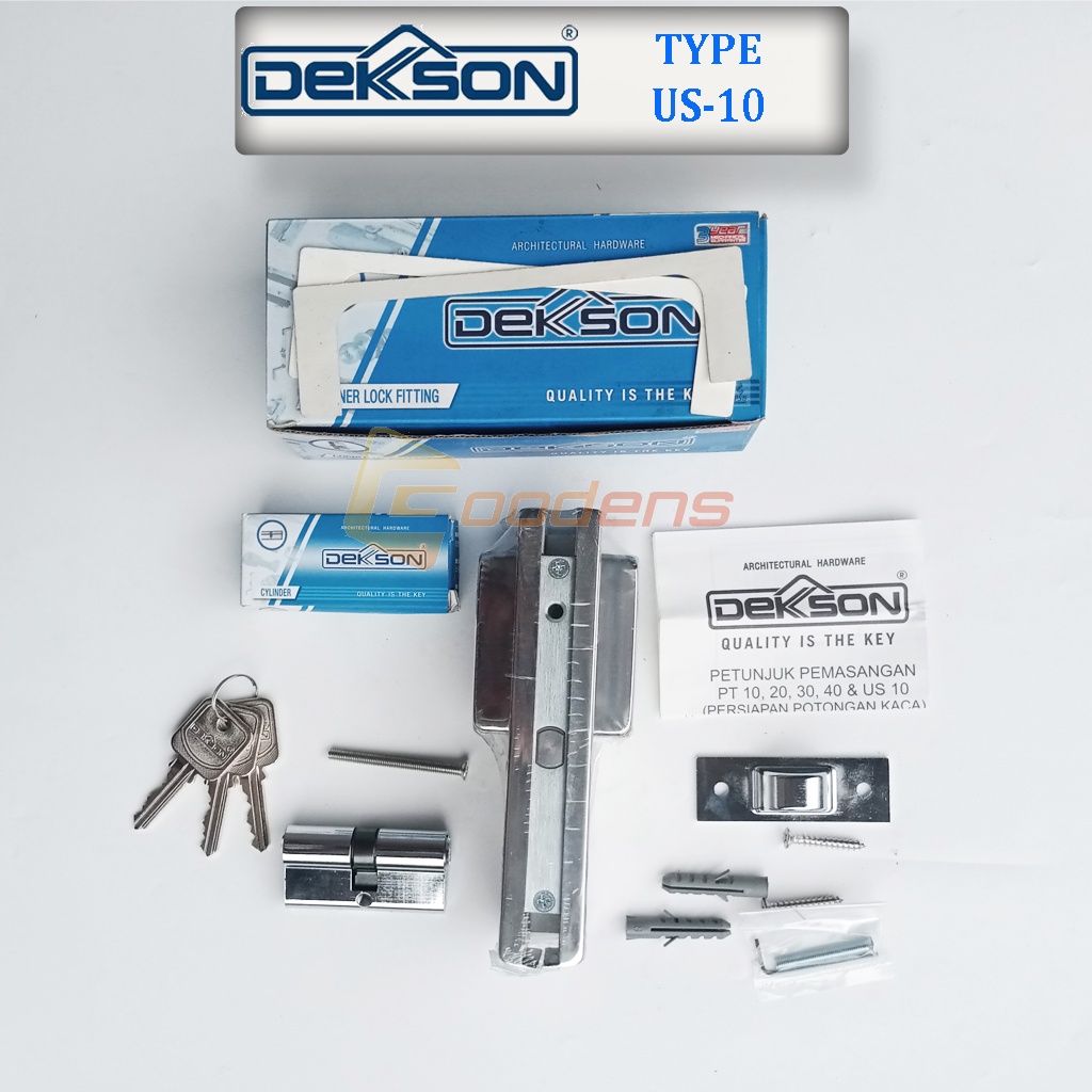 Jual Dekson PT-10, PT-20, US-10 Patch Fitting Penjepit Kaca Pintu Kaca | Shopee Indonesia