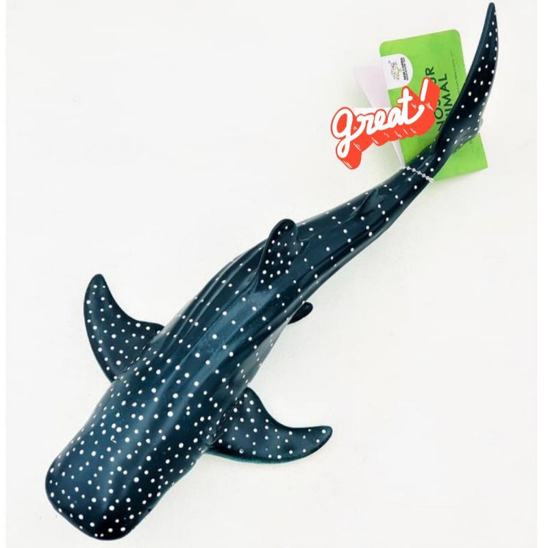 Jual Mainan Hiu Paus Action Figure Whale Shark Ikan Hiu Tutul | Shopee ...