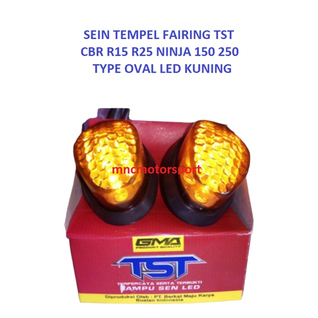 Jual LAMPU SEN SEIN TEMPEL FAIRING R15 R25 NINJA 250 CBR SMOKE UNIVERSAL | Shopee Indonesia