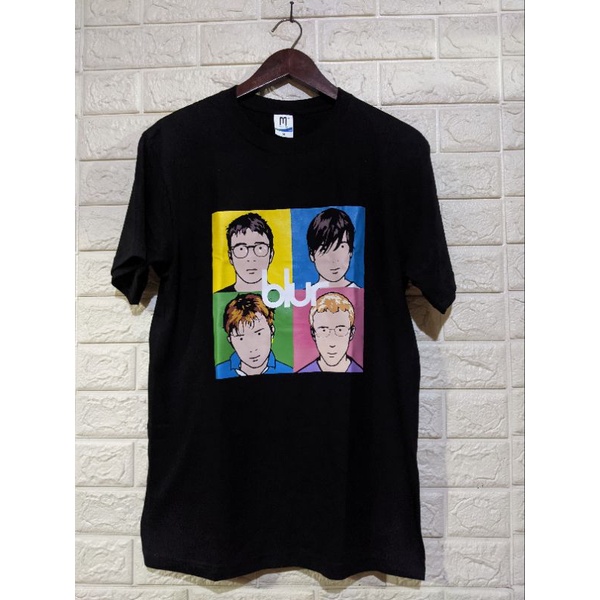 Jual KAOS MUSIK BLUR BUILT UP TAG MERCH CONS | Shopee Indonesia