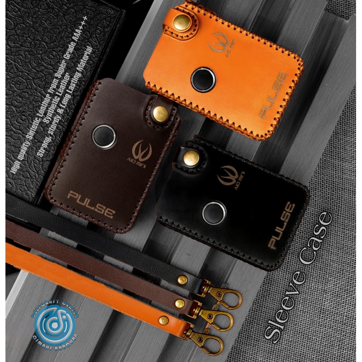 Jual Casing Kulit Pulse Aio Mini inc lanyard | Shopee Indonesia