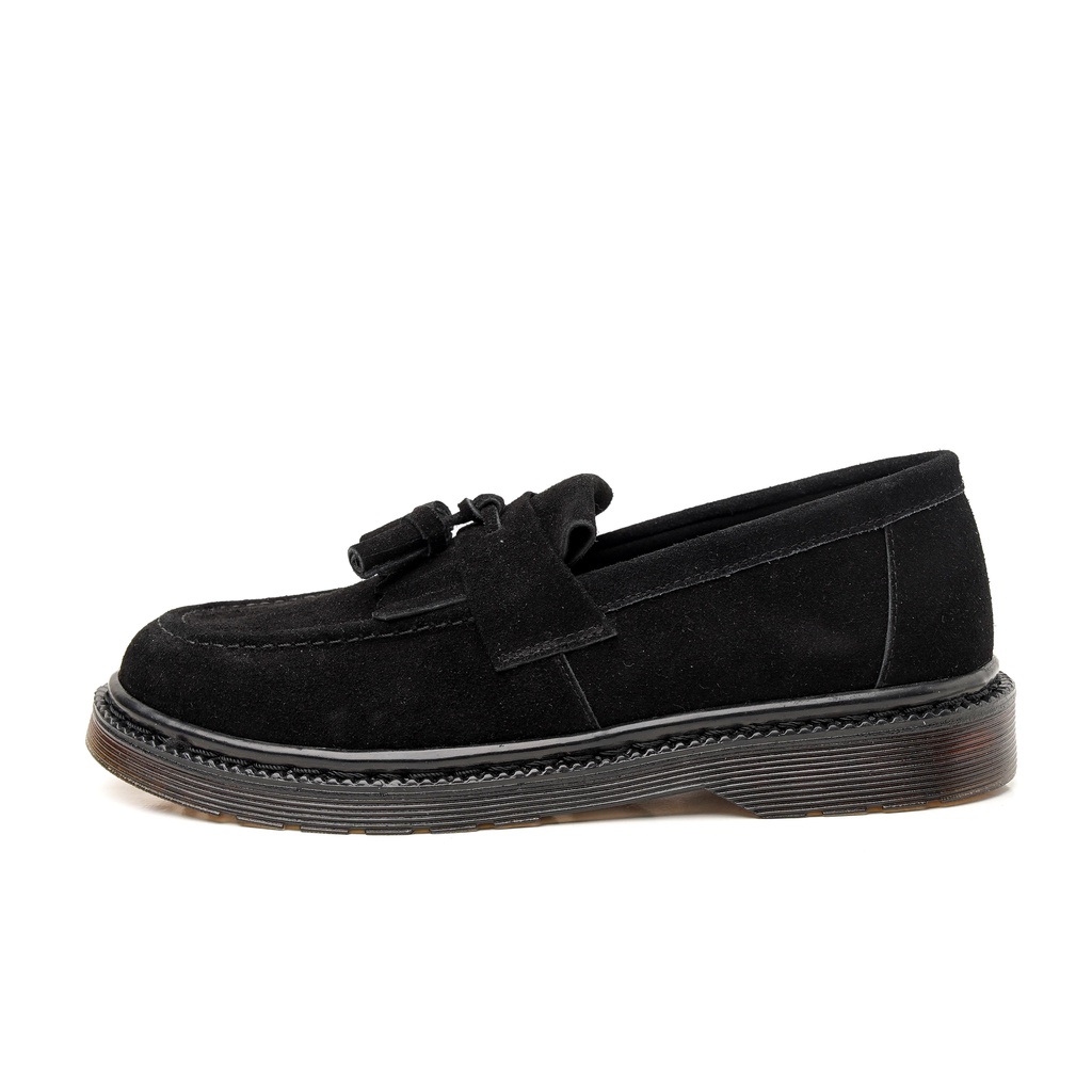 Jual Sepatu Kulit Pria Portee Goods Original Loafers Tasseled Suede ...