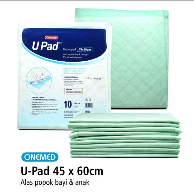 Jual UPAD Underpad Onemed Pad 45 x 60 cm - Upet Perlak One Med | Shopee ...