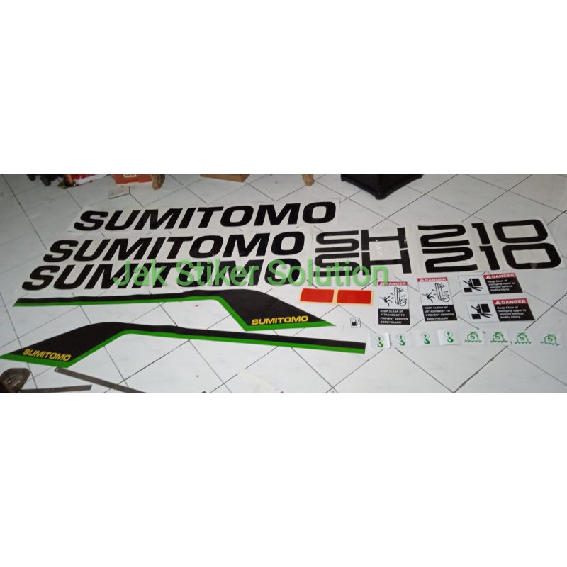 Jual Stiker Excavator Sumitomo SH210-5 Sticker Alat Berat | Shopee ...