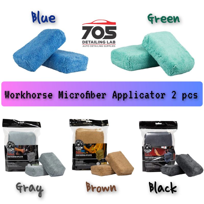 Jual Chemical Guys Workhorse Premium Microfiber Applicator 2 pcs ...