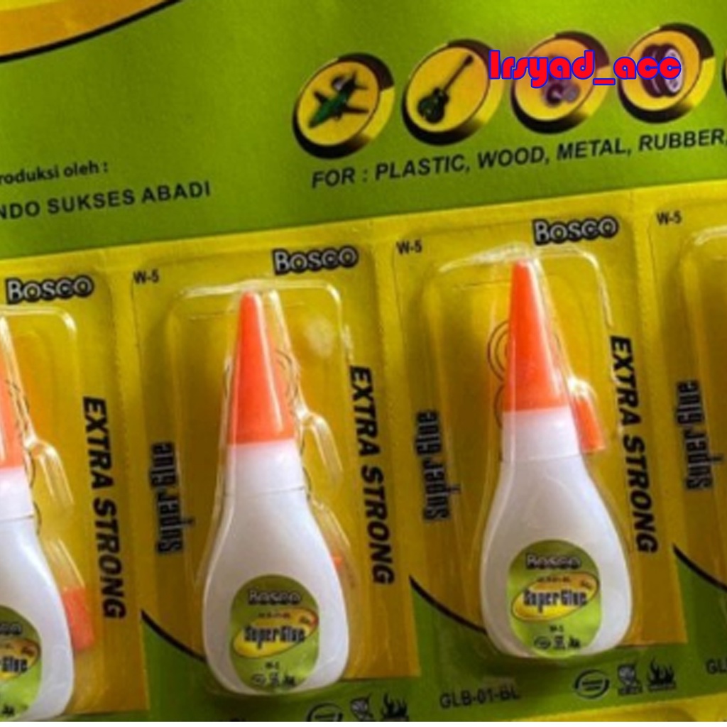 Jual LEM KOREA LEM G LEM SETAN SUPER GLUE BOSCO SNI | Shopee Indonesia
