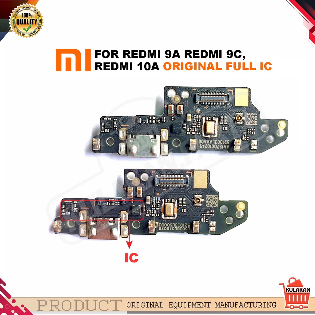 Jual FLEXIBLE PCB PAPAN CAS CONNECTOR CHARGER MIC XIAOMI REDMI 9A 9C ...