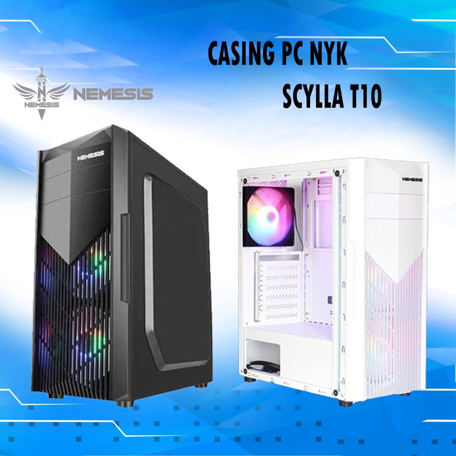 Jual NYK Nemesis Casing Komputer Gaming T10 Scylla - PC Case caing pc ...