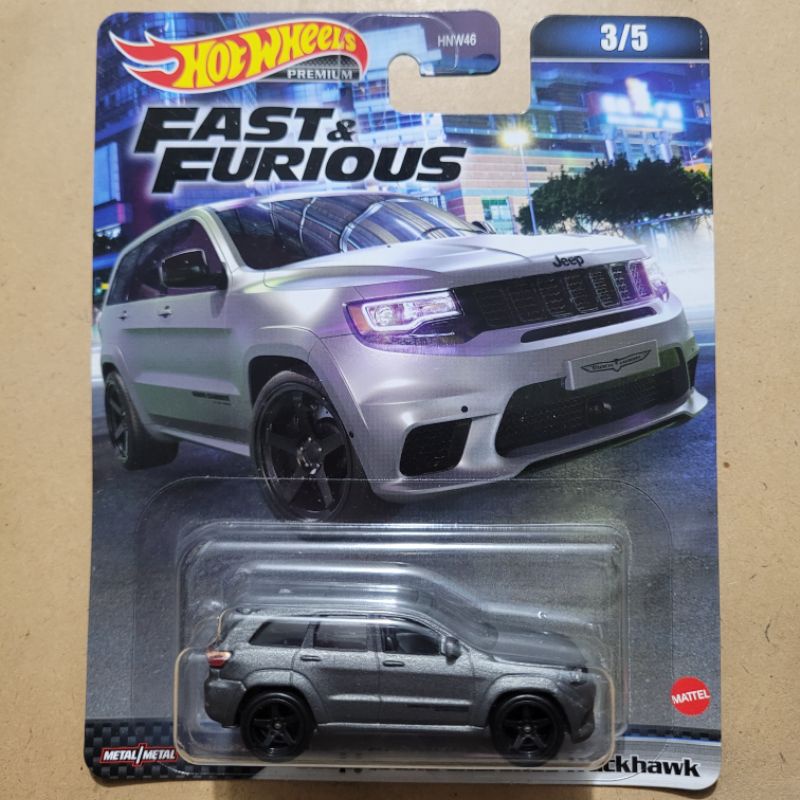 Jual HOT WHEELS PREMIUM JEEP GRAND CHEROKEE TRACKHAWK / FAST&FURIOUS ...