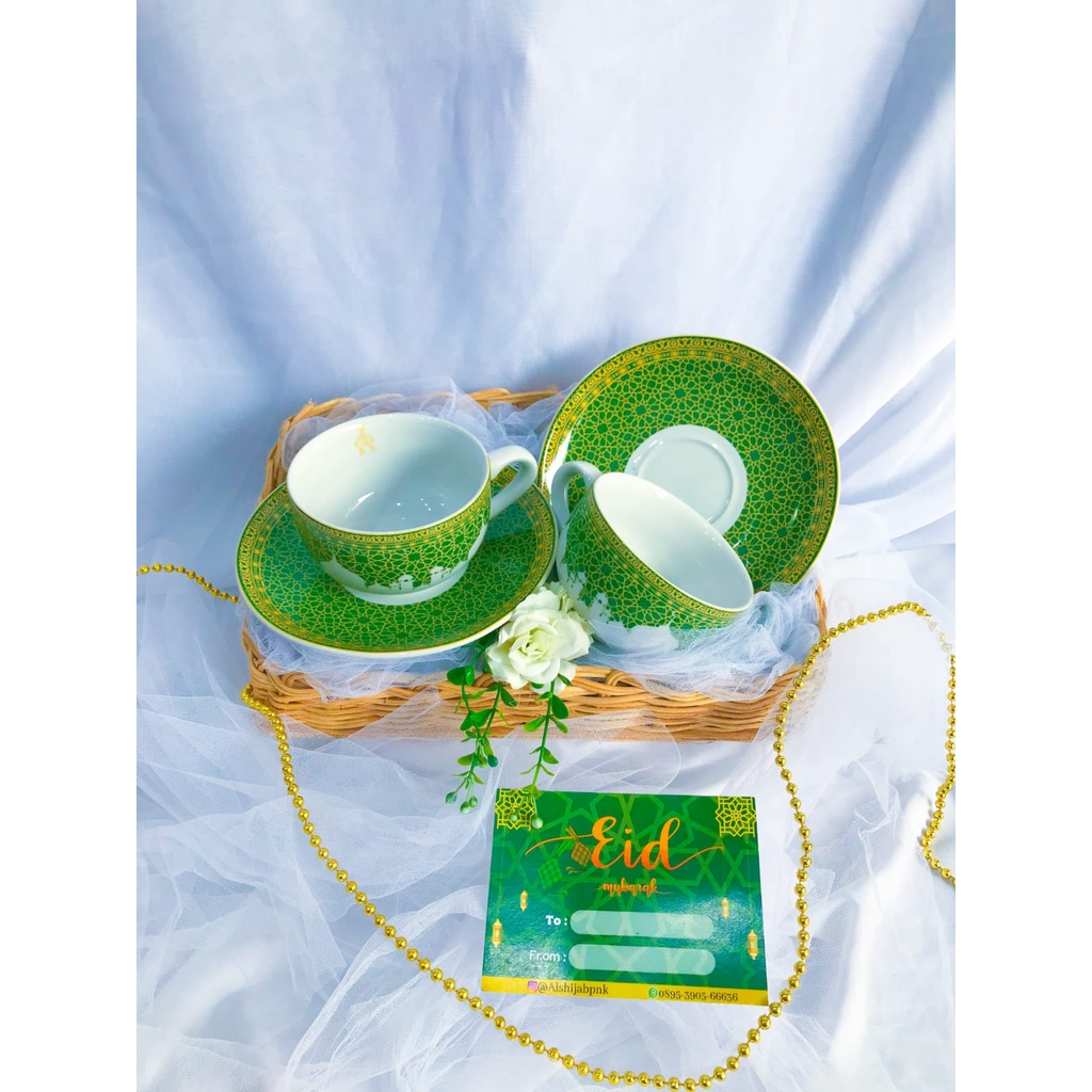 Jual Parcel lebaran 2023 jakarta hampers set mug piring mangkok keramik ...