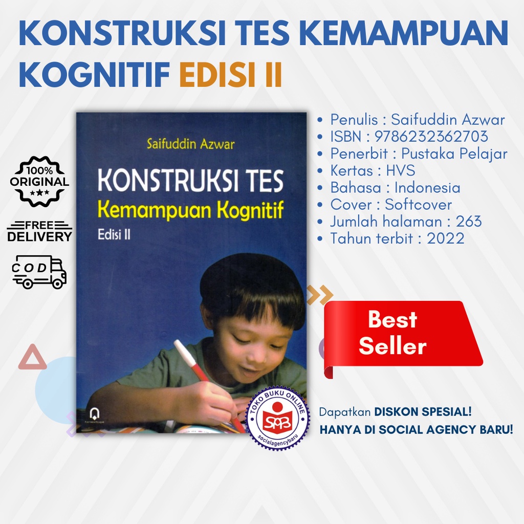 Jual Konstruksi Tes Kemampuan Kognitif - Saifuddin Azwar | Shopee Indonesia Jual Konstruksi Tes Kemampuan Kognitif - Saifuddin Azwar | Shopee Indonesia
