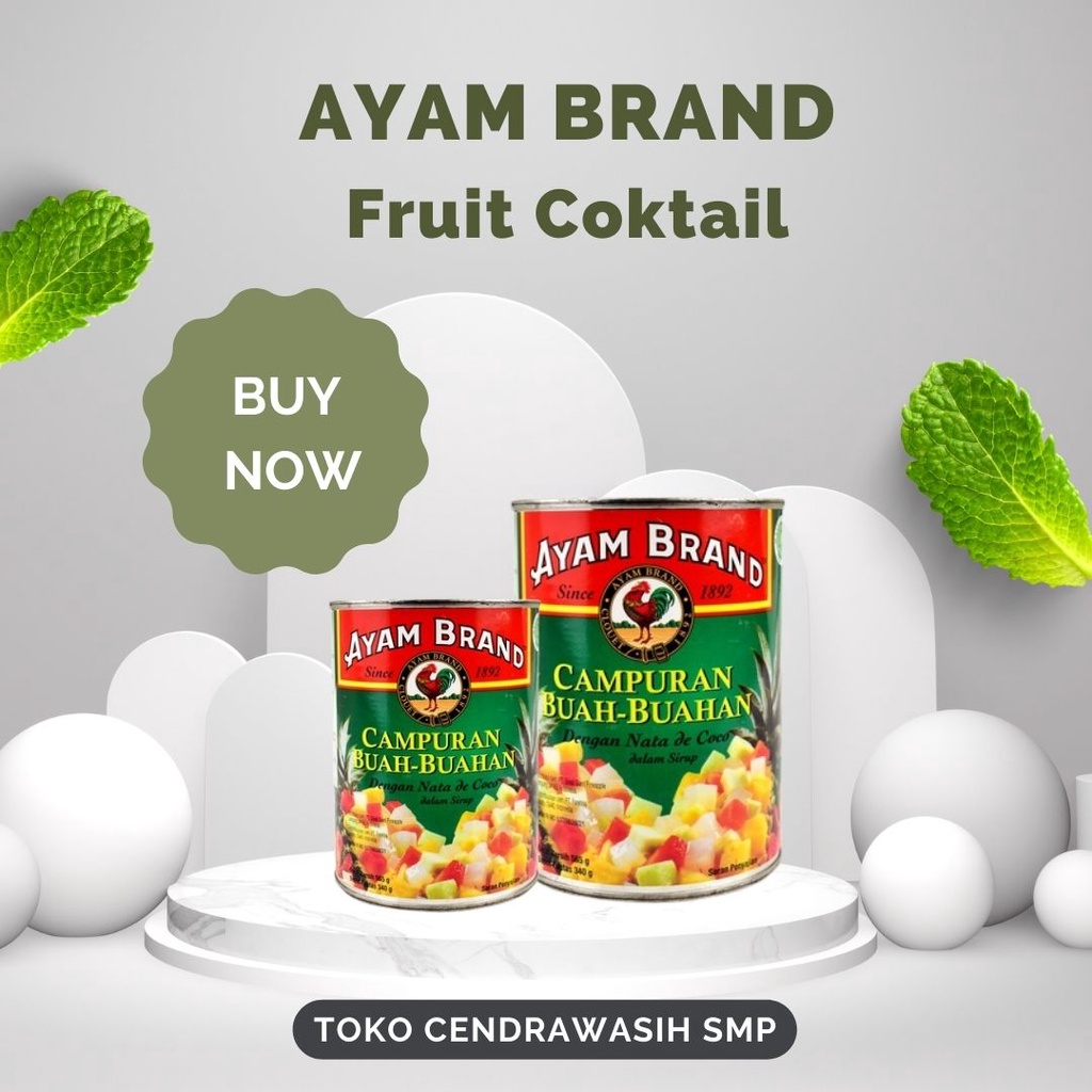 Jual Ayam Brand Fruits (Fruit Coktail & Pineapple Slices) Buah Potong ...