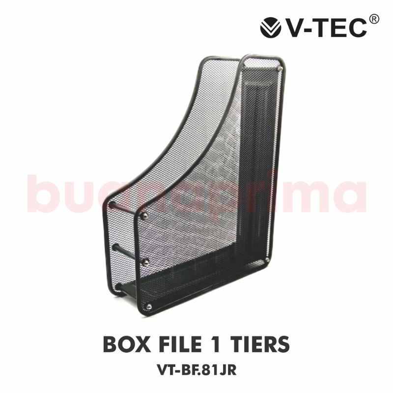 Jual Box File Besi Jaring 1 2 3 Ruang V-Tec Folio Tempat Arsip Hitam ...