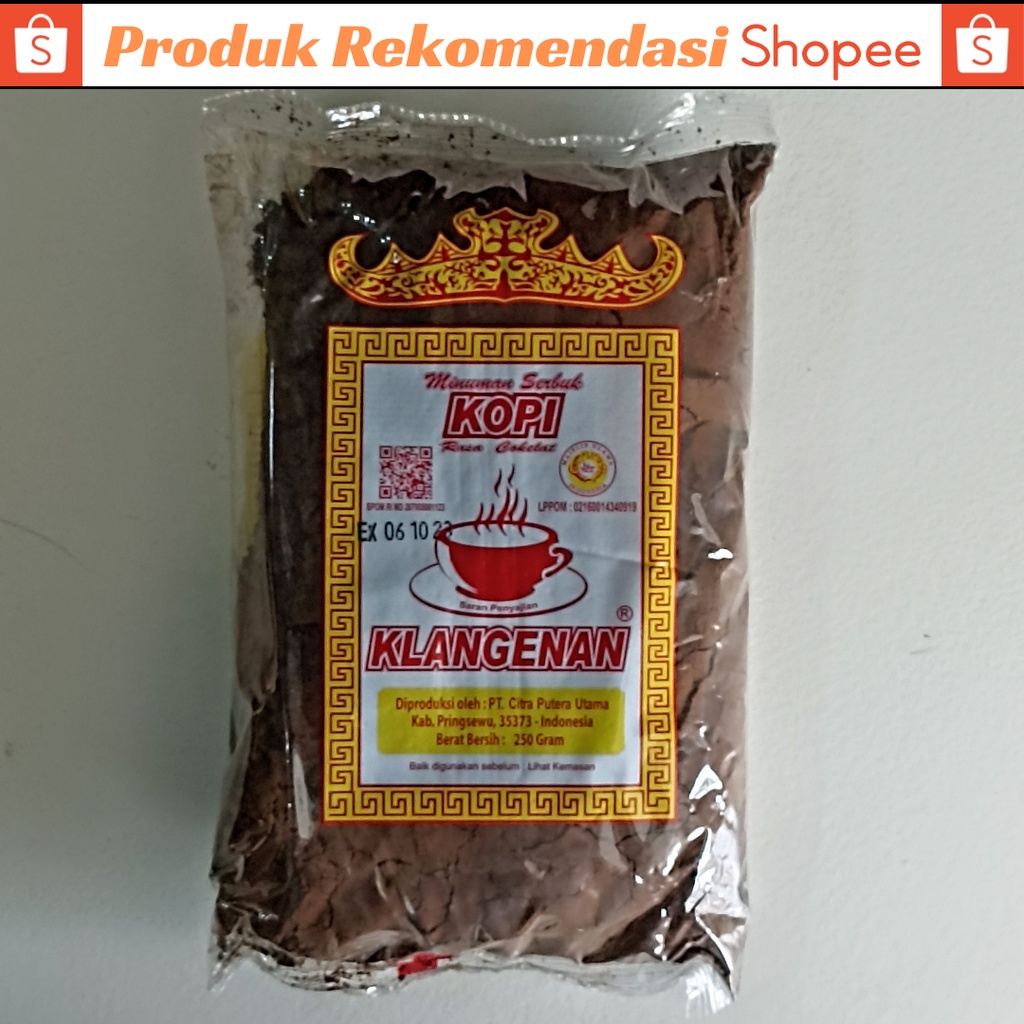 Jual Kopi Bubuk Lampung Klangenan 250 gr Asli Pringsewu Murah Kopi ...