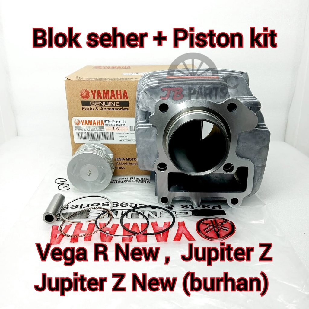 Jual Blok seher + piston Kit Jupiter Z Burhan Vega R New Yamaha 5TP kualitas sangat bagus ...