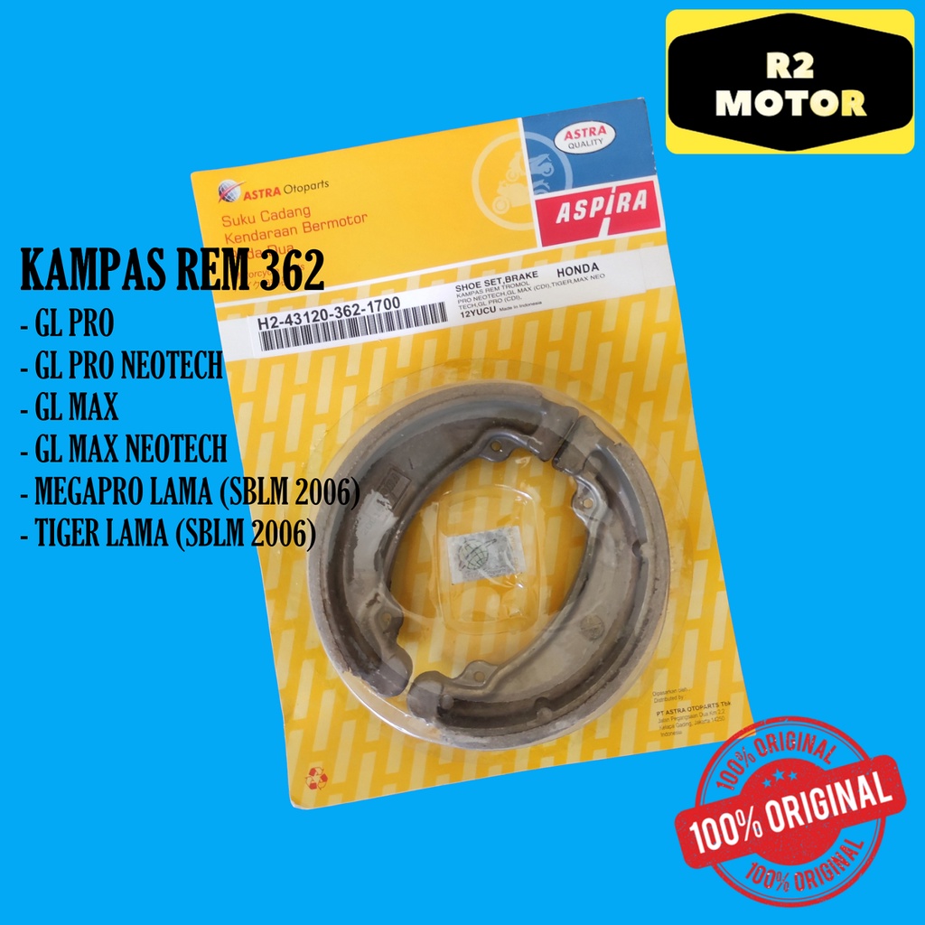 Jual KAMPAS REM TROMOL BELAKANG PLUS PER 362 GL PRO GL MAX NEOTECH NT ...