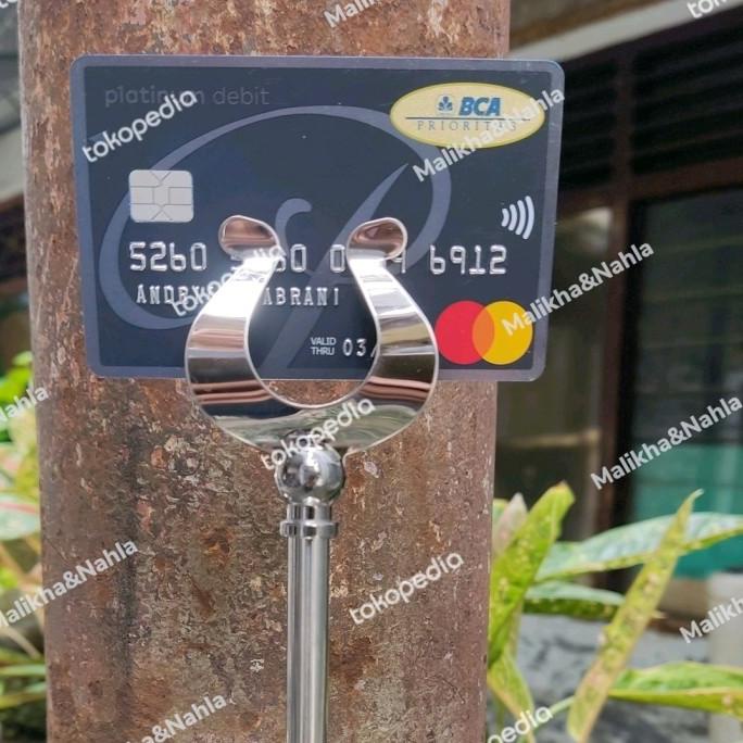 Jual Produk Terbaik] Table Number Menu Stand Card Holder Stainless ...