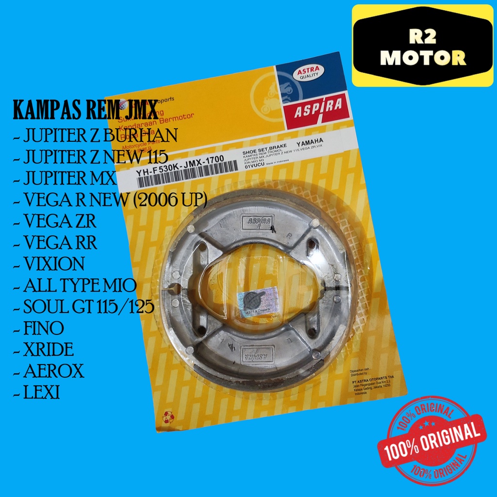 Jual KAMPAS REM TROMOL BELAKANG PLUS PER JMX JUPITER Z BURHAN BURUNG ...