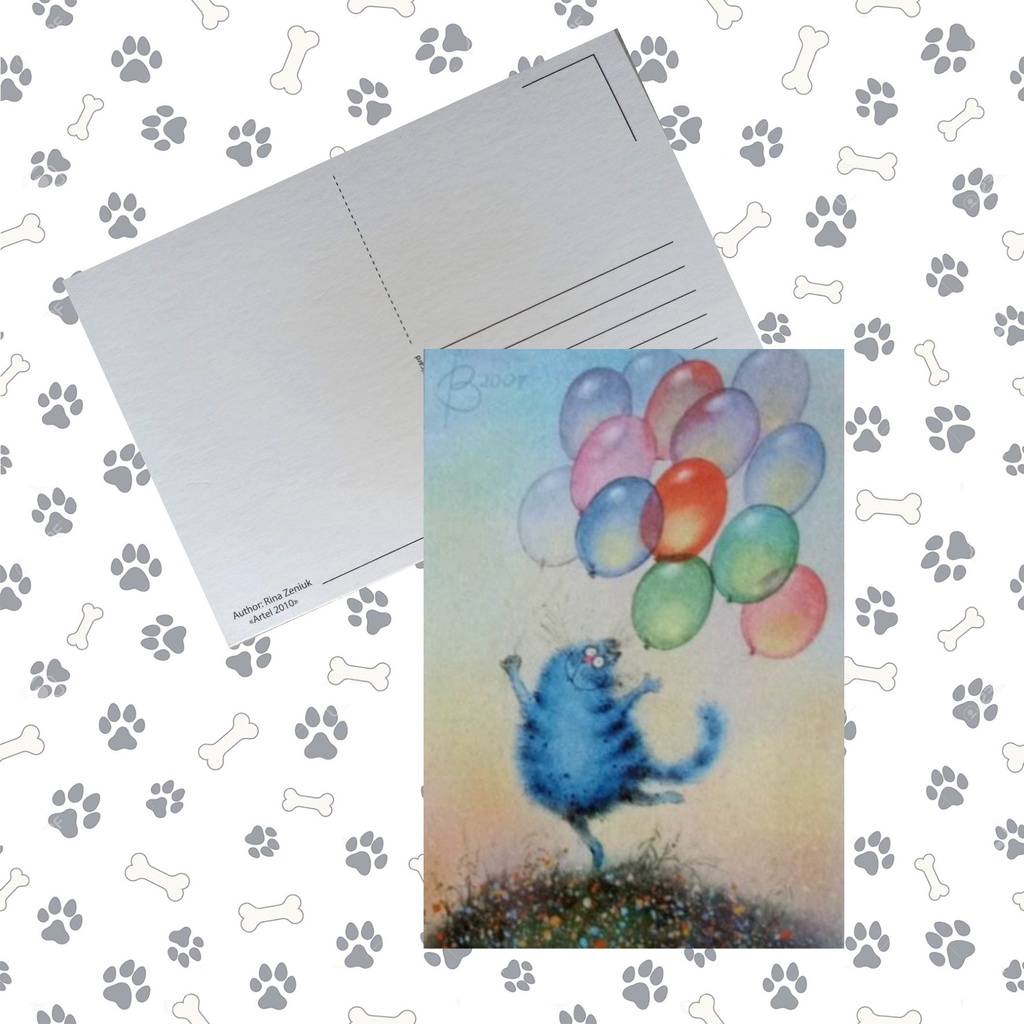 Jual Blue Cats Postcard series 2 | Shopee Indonesia
