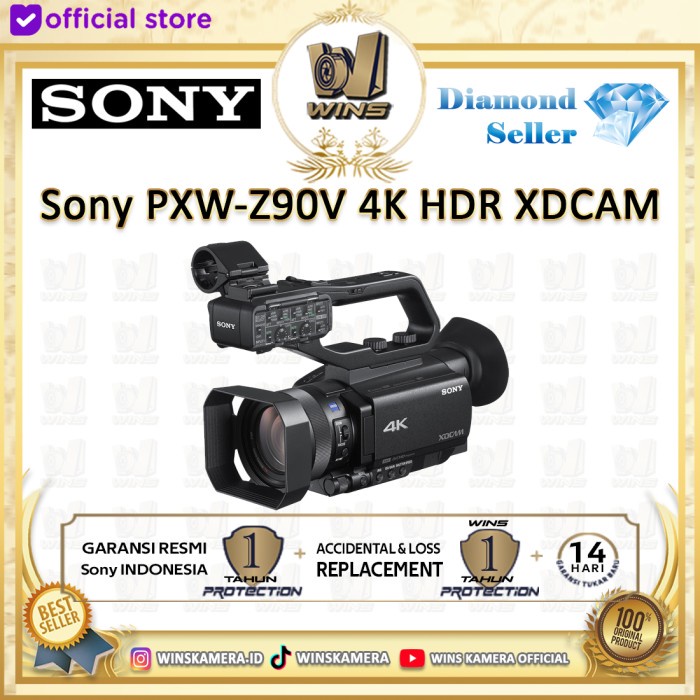 Jual Camco Sony Pxw-Z90V 4K Hdr Xdcam With Fast Hybrid Af Original | Shopee Indonesia
