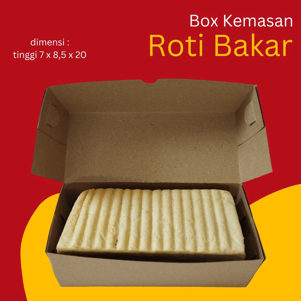 Jual Box kue box roti bakar untuk jualan polos laminasi tahan minyak ...