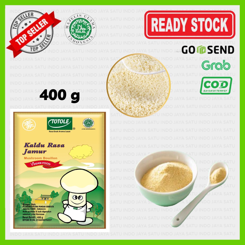 Jual Totole Kaldu Jamur 400gr 400g Halal MUI Bumbu totole kaldu rasa ...