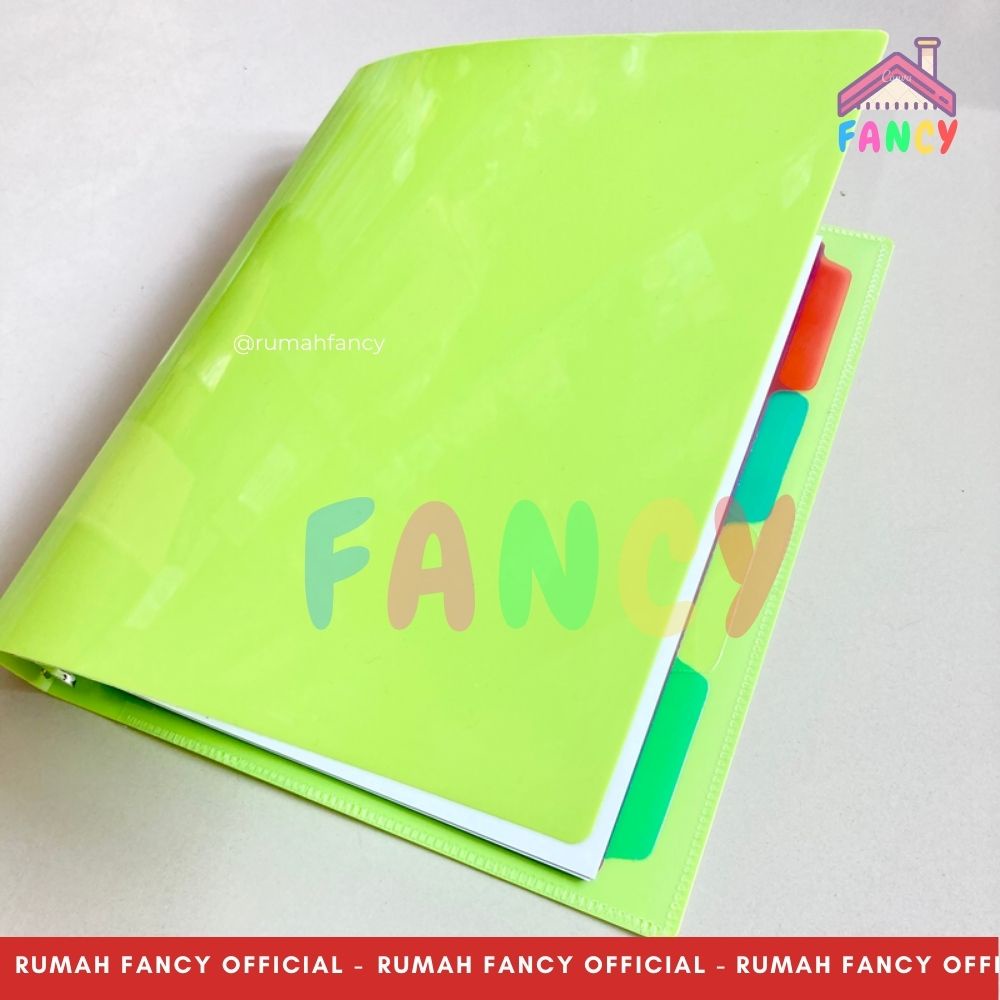 Jual Map Binder Notes Plastik Besi Motif Printing Ukuran A5 / Map file ...